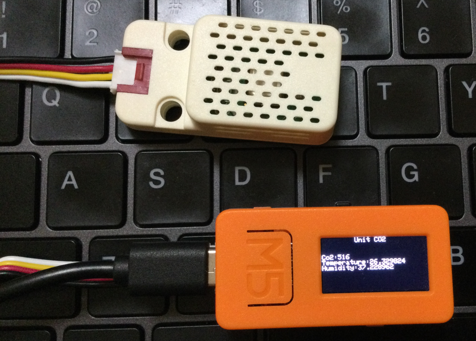 M5Stack CO2 unitで二酸化炭素の濃度を測定しMH-Z19Bと比較してみました | まっさの電子ぶろっぐ